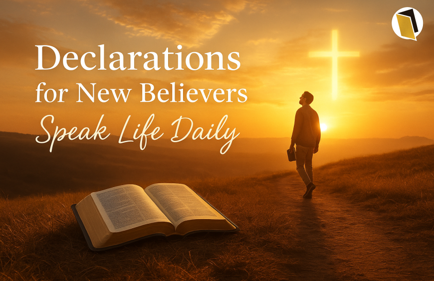 15 Powerful Bible Declarations for New Believers - Daily Bible Declarations