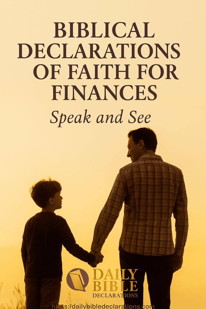 Biblical Declarations of Faith for Finances